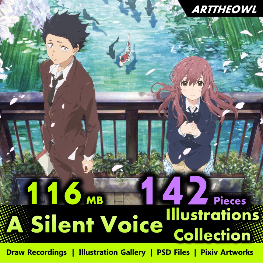 🔥 A Silent Voice 声之形 Concept Art & Settings Collection 🔥 Anime Manga ...
