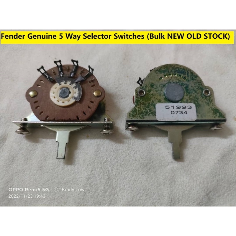 Fender Genuine 5 Way Selector Switches (Bulk New Old Stock) | Shopee ...