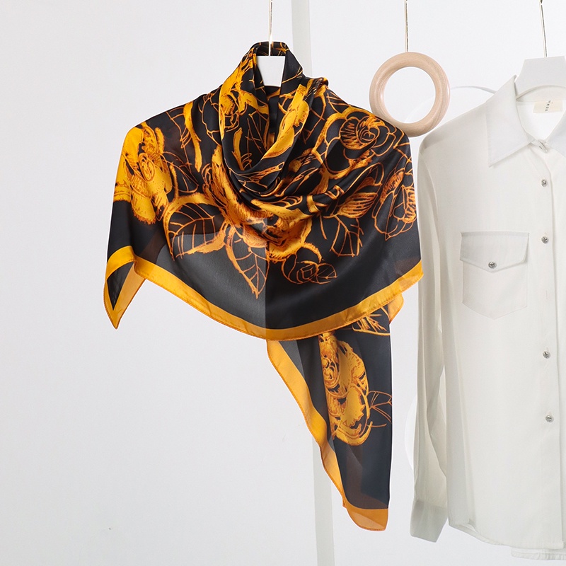 LISA Fashion Scarf Square Scarf Musilim Bawal Printed Scarf women Lady ...
