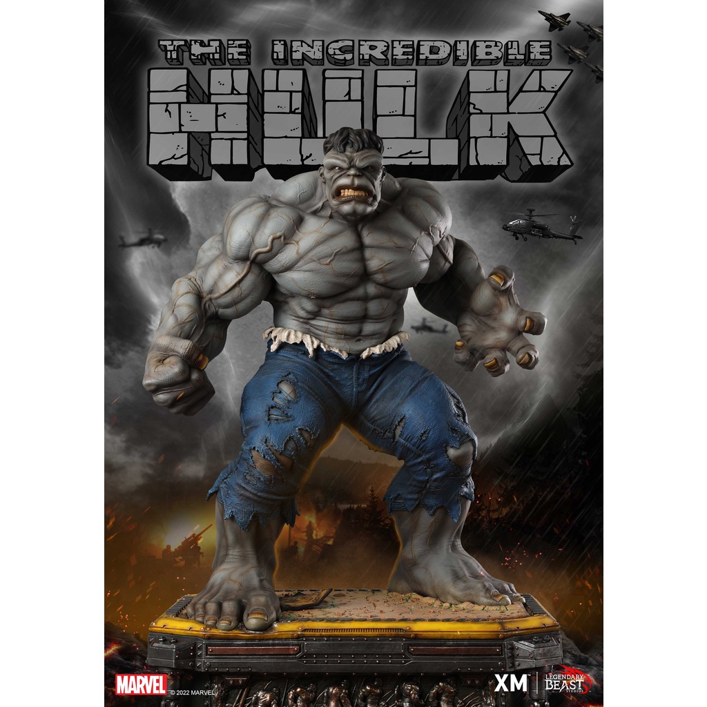 XM Studios 1/3 Scale The Incredible Hulk - Grey Hulk Version Prestige ...
