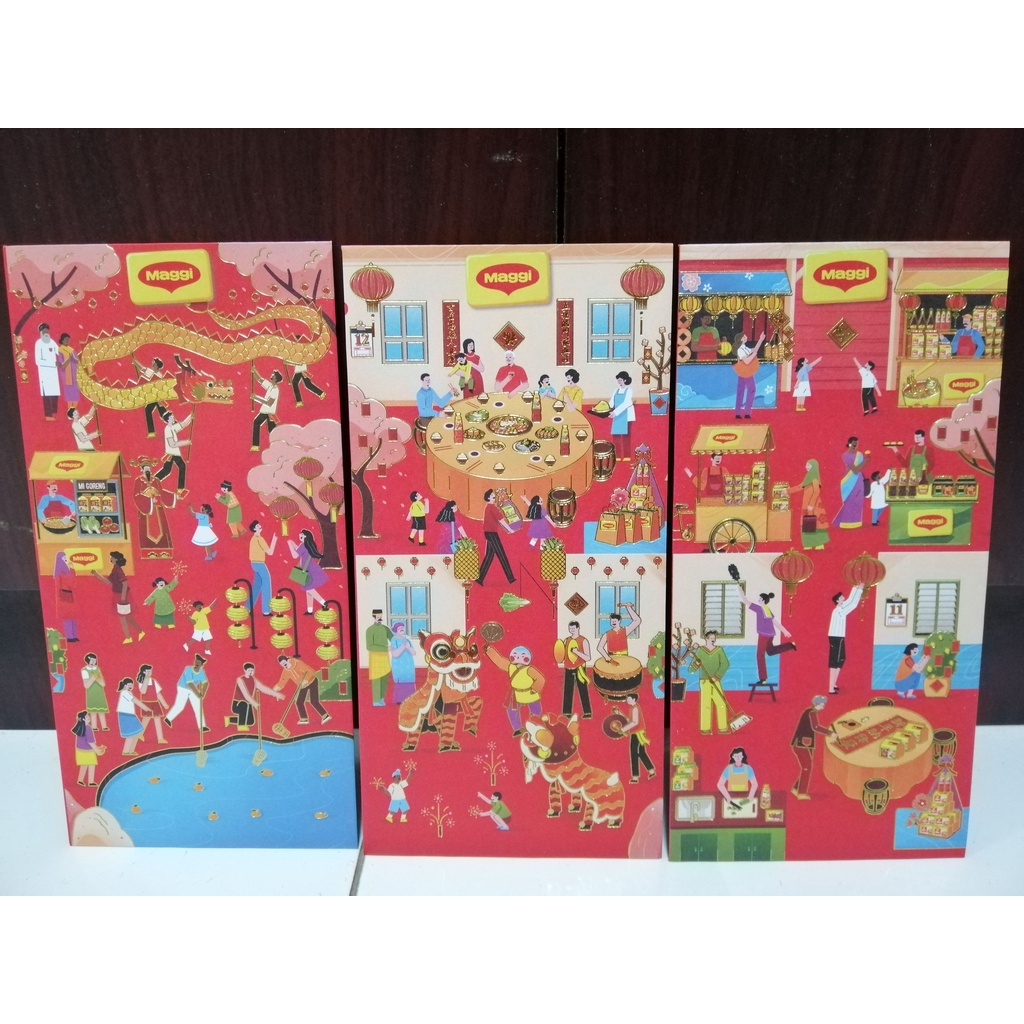 *Limited Collection* by MAGGI 『SAJiAN Dikongsi』 CNY Red Packet Angpao ...