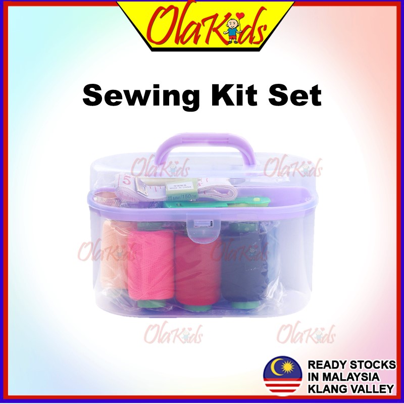 OLAKIDS Portable Sewing Kit Thread Set Multi-function Travel Sewing Kit ...