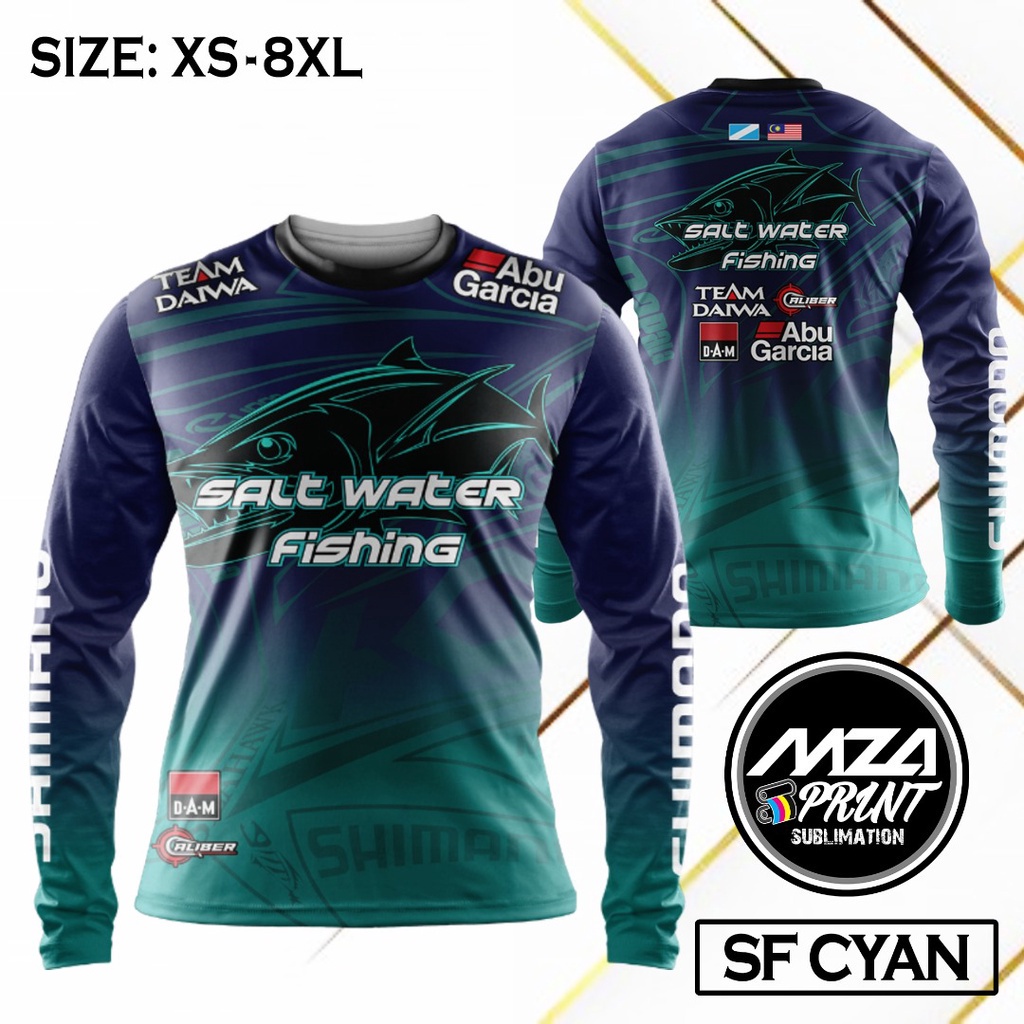 Baju Pancing Salt Water Fishing Angler Edition Jersey Sublimation ...