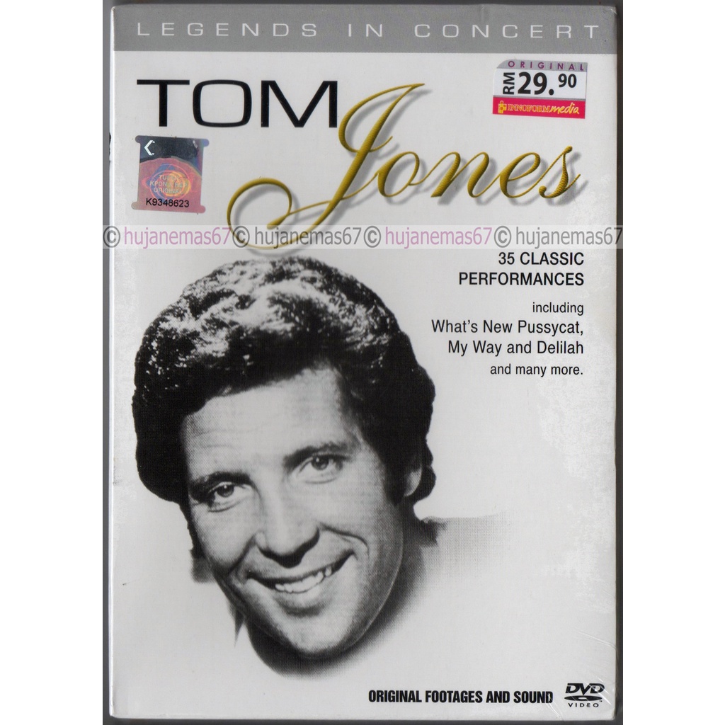 TOM JONES - Legends In Concert (My Way) 2005 INNOFORM MEDIA ORIGINAL ...