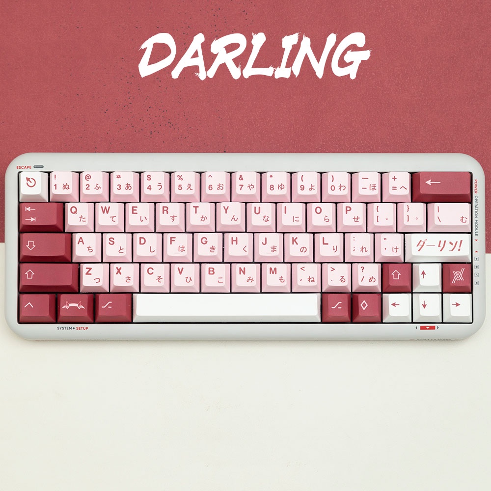 GMK Darling keycaps cherry profile Dye-Sublimation PBT keycap 144keys ...