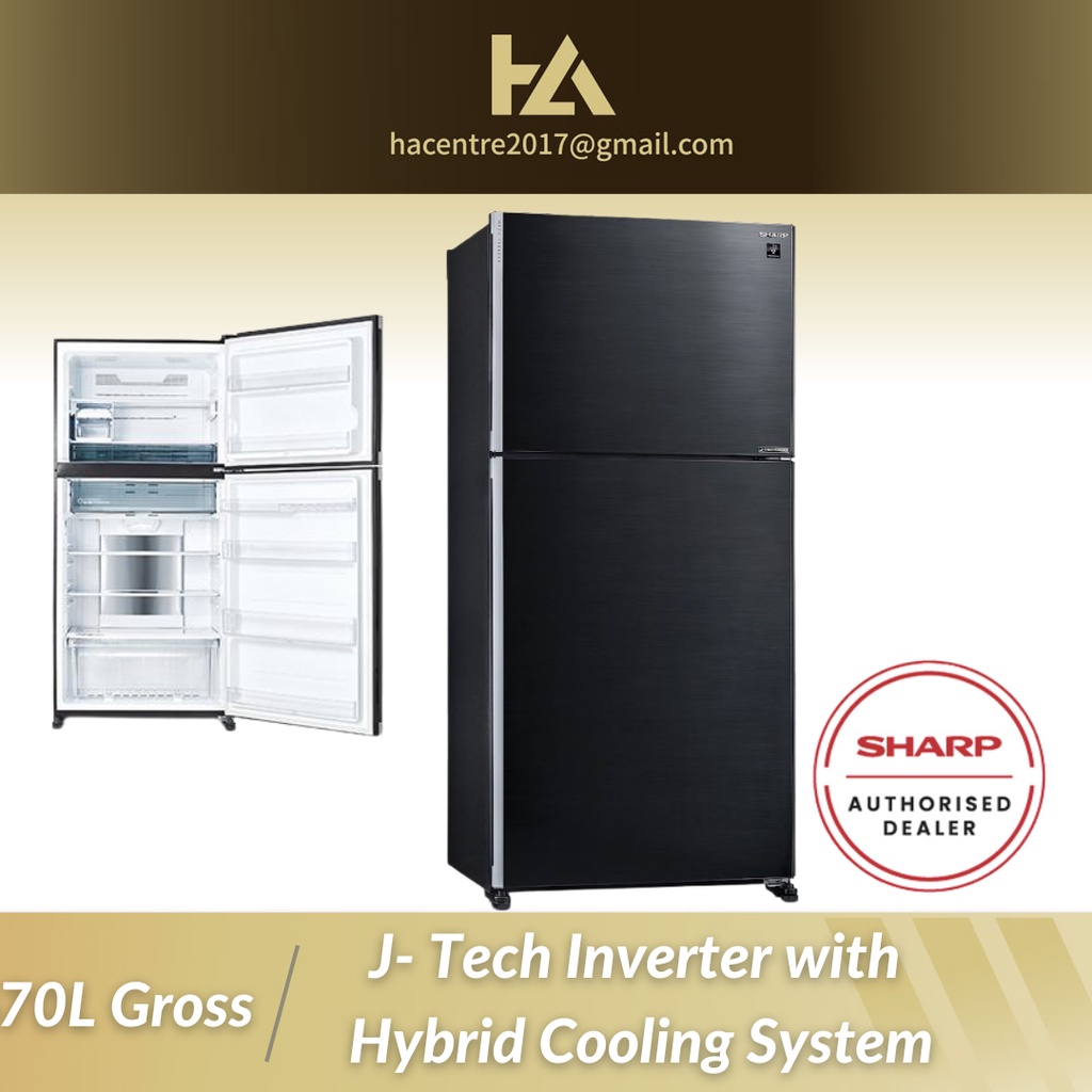 Sharp 670L Inverter Refrigerator Pelican Series SJP701MFMK | Shopee ...