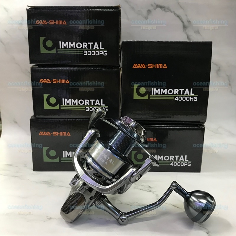 2022 AWASHIMA IMMORTAL SPINNING REEL | Shopee Malaysia