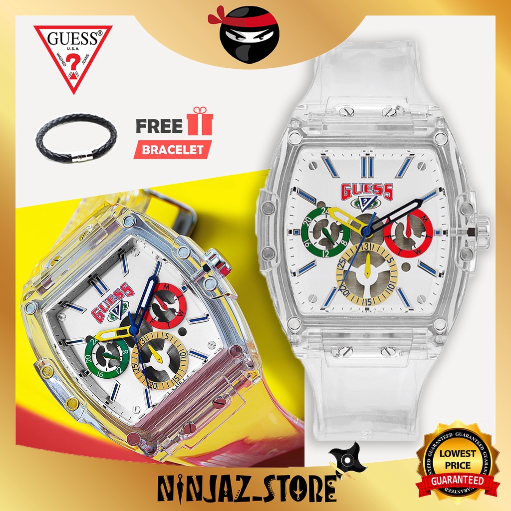 [100% Original ] Guess Phoenix x J Balvin Multifunction Gent's Watch ...