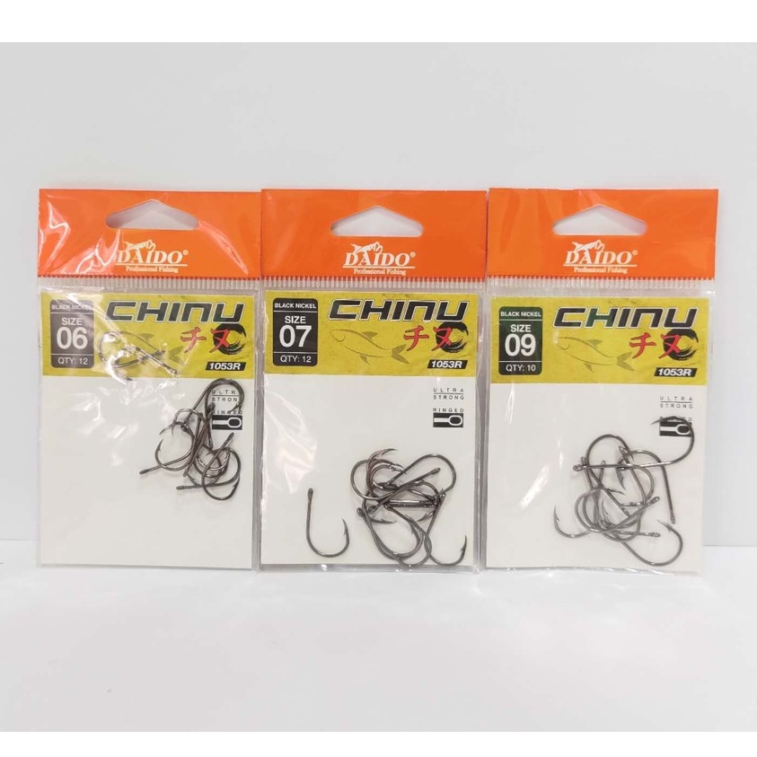 DAIDO BLACK NICKEL CHINU HOOK 1053R | Shopee Malaysia