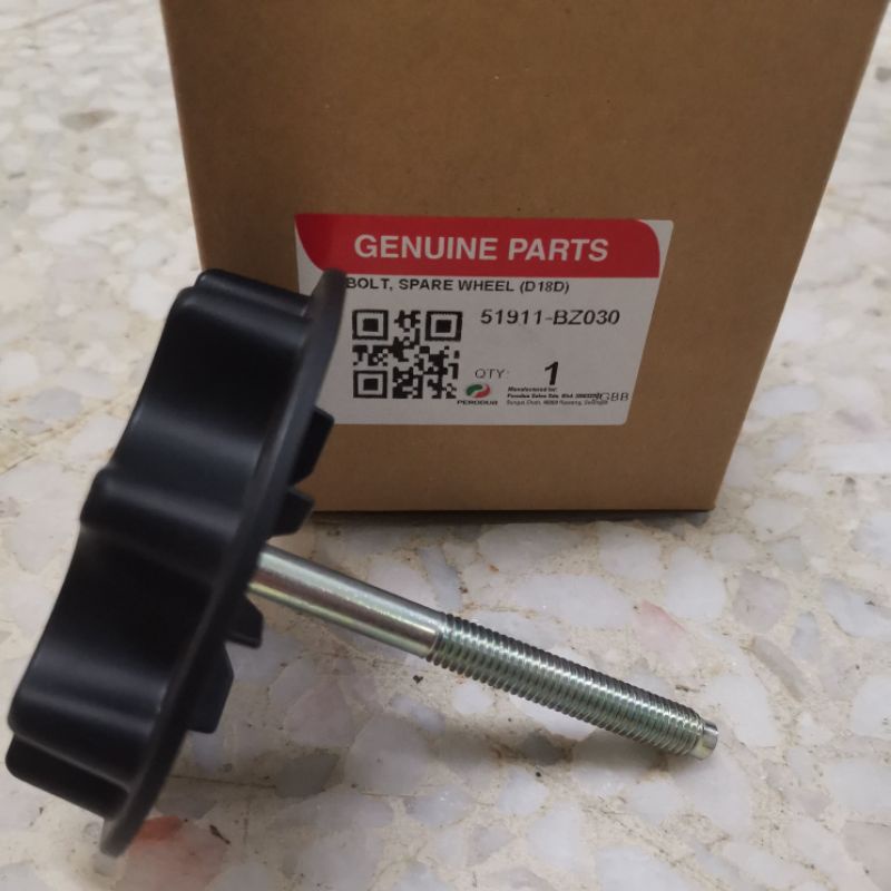 ORIGINAL PERODUA KENARI KELISA VIVA SPARE TYRE WHEEL BOLT OPENER ...