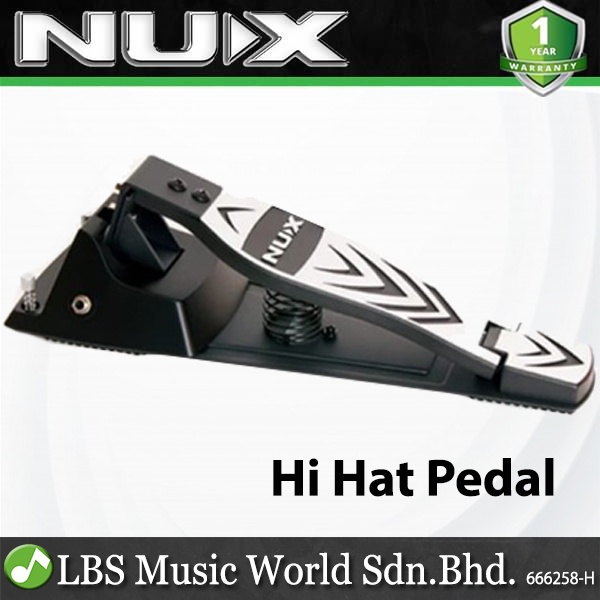 NUX Hi-Hat Kick Pedal Controller Digital Drum Compatible with Majority Digital Drum (Hi Hat ...