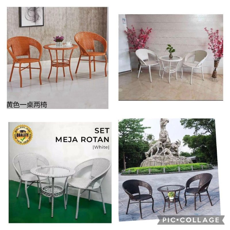 Set Meja Kopi/Meja Santai/2 kerusi 1 meja/Meja lepak/Meja Chatting ...