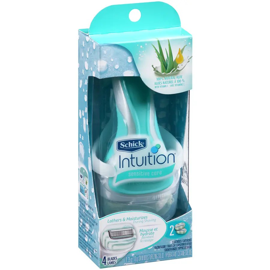 Schick Quattro For Wome/ Schick Intuition Sensitive Care Women Razor ...