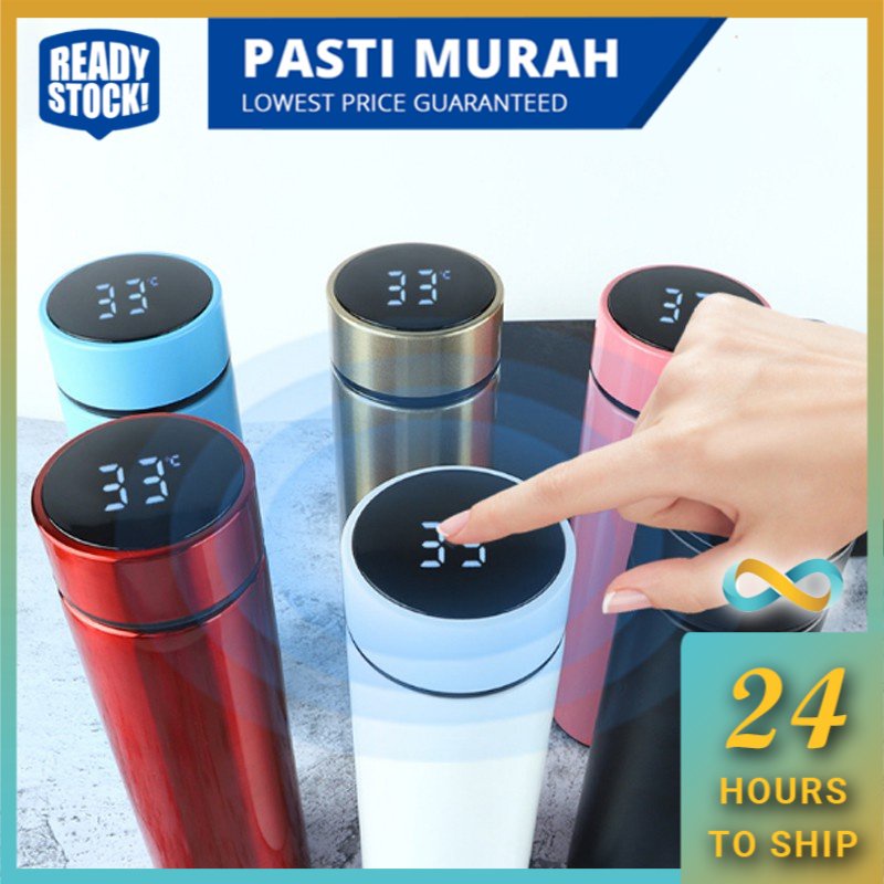 Smart LED temperature display/NON DISPLAY Vacuum Flask Thermos Keep ...