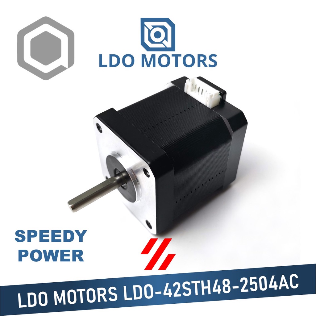 LDO MOTORS Speedy LDO-42STH48-2504AC - High Torque | High Speed | High ...