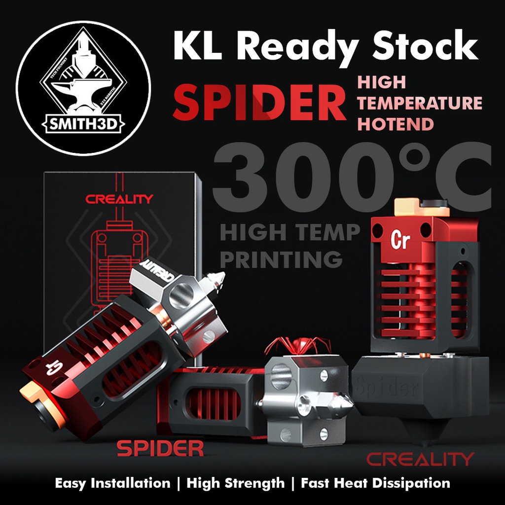 Creality Spider High Temperature Hotend Shopee Malaysia