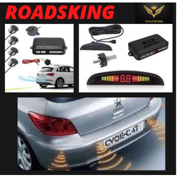 UNIVERSAL CAR 12V Parking Sensor 2 Rear Front View Reverse Backup Radar ...