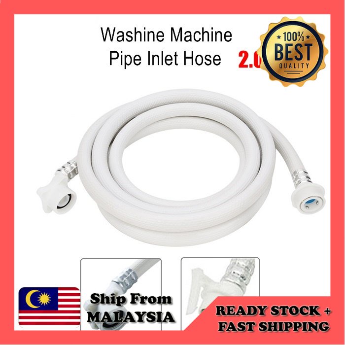 Washing Machine Inlet Hose Washer Pipe Connector 2M | Shopee Malaysia