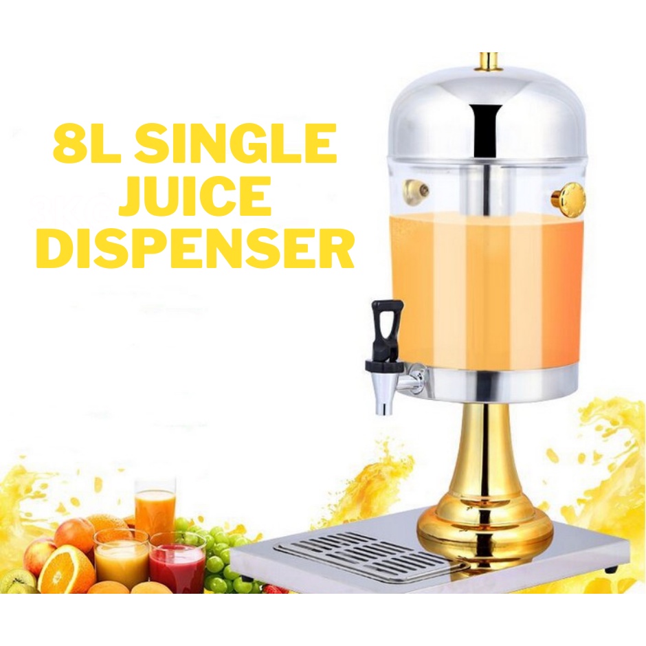 [READY STOCK] 8L Stainless Steel Single Bowl Juice Dispenser Water ...