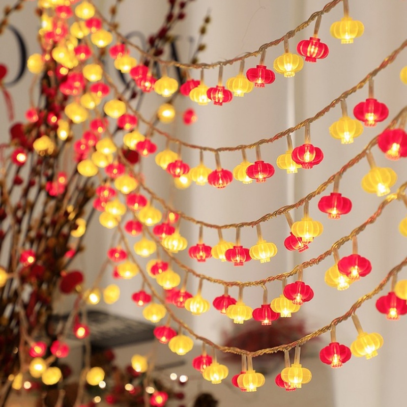 ready stock 新年灯笼 大红灯笼 装饰灯 LED CNY Red lantern Home Decoration Tanglung ...