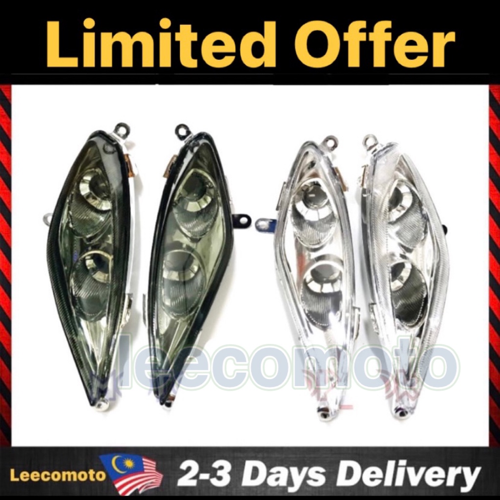 Front signal assy signal depan yamaha LC135 v1/demak evo z Kiri KANAN SET SEPASANG LCV1 135LC LC ...
