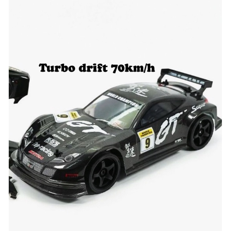 TURBO 4WD RC Car DRIFT 2.4g 9v scale 1.10 70km/h big saiz turbo remote ...