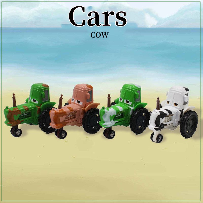 Cars Colorful Bright Cow Toy Metal Car Story Action Racing Games ...