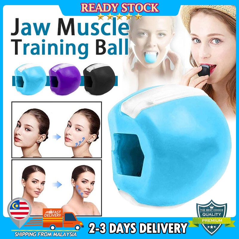 Face Fitness Ball Jaw trainer Jawline Exercise Ball Neck Face Toning ...