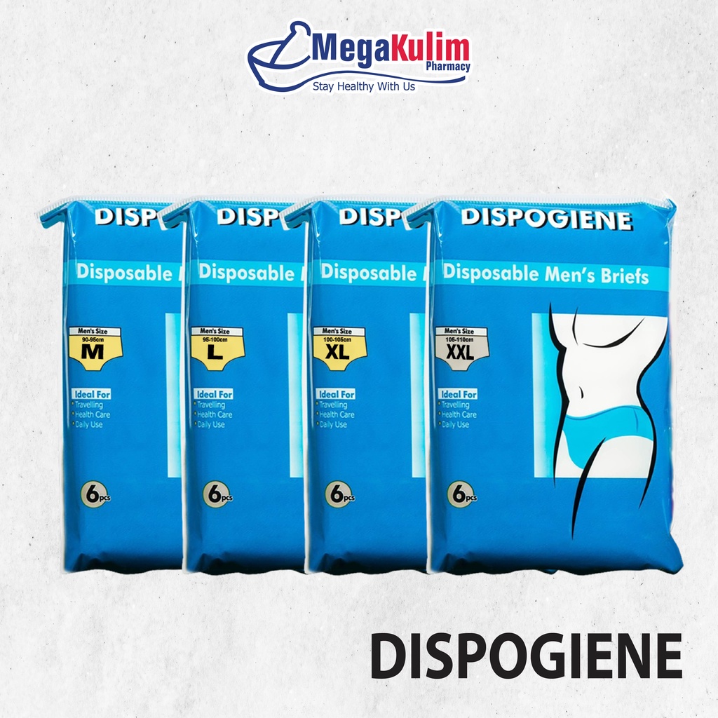 Dispogiene Disposable Men's Briefs (Size M/L/XL/XXL) 6pcs | Shopee Malaysia