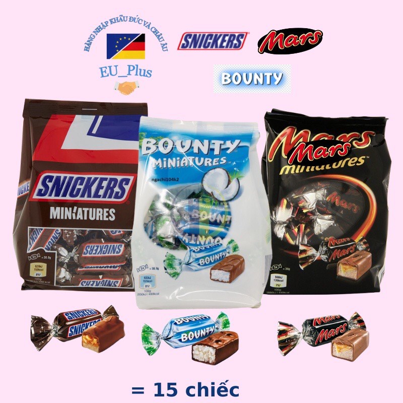 Bounty coconut chocolate candy, Snickers peanut filling, Mars chocolate ...