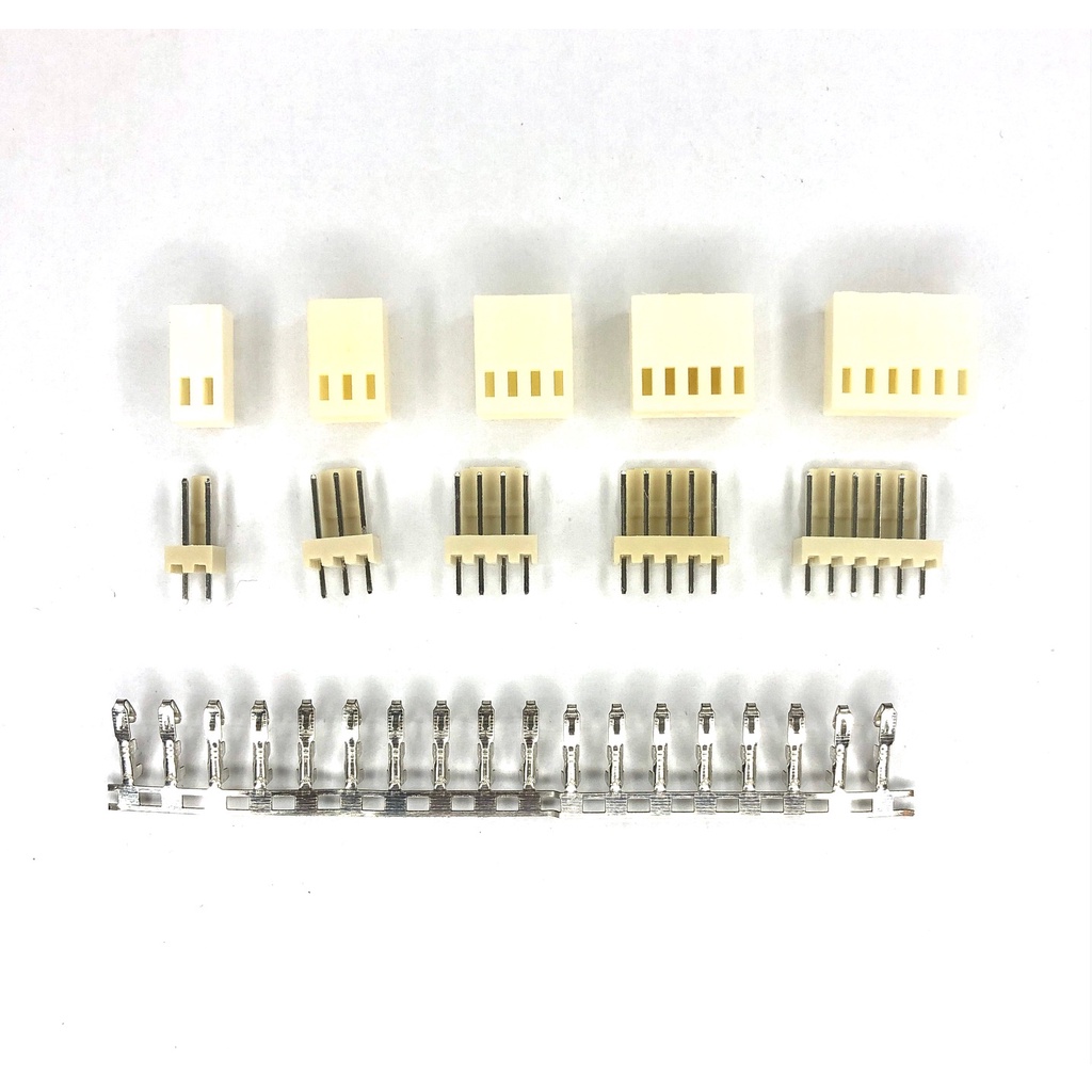 KF2510 Pin Header Connector 2P-6P 2.54mm Pitch Straight (3set) | Shopee Malaysia