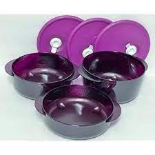 7 Designs : Tupperware Rock N Serve Round Lunch Box (Microwaveable Oven ...