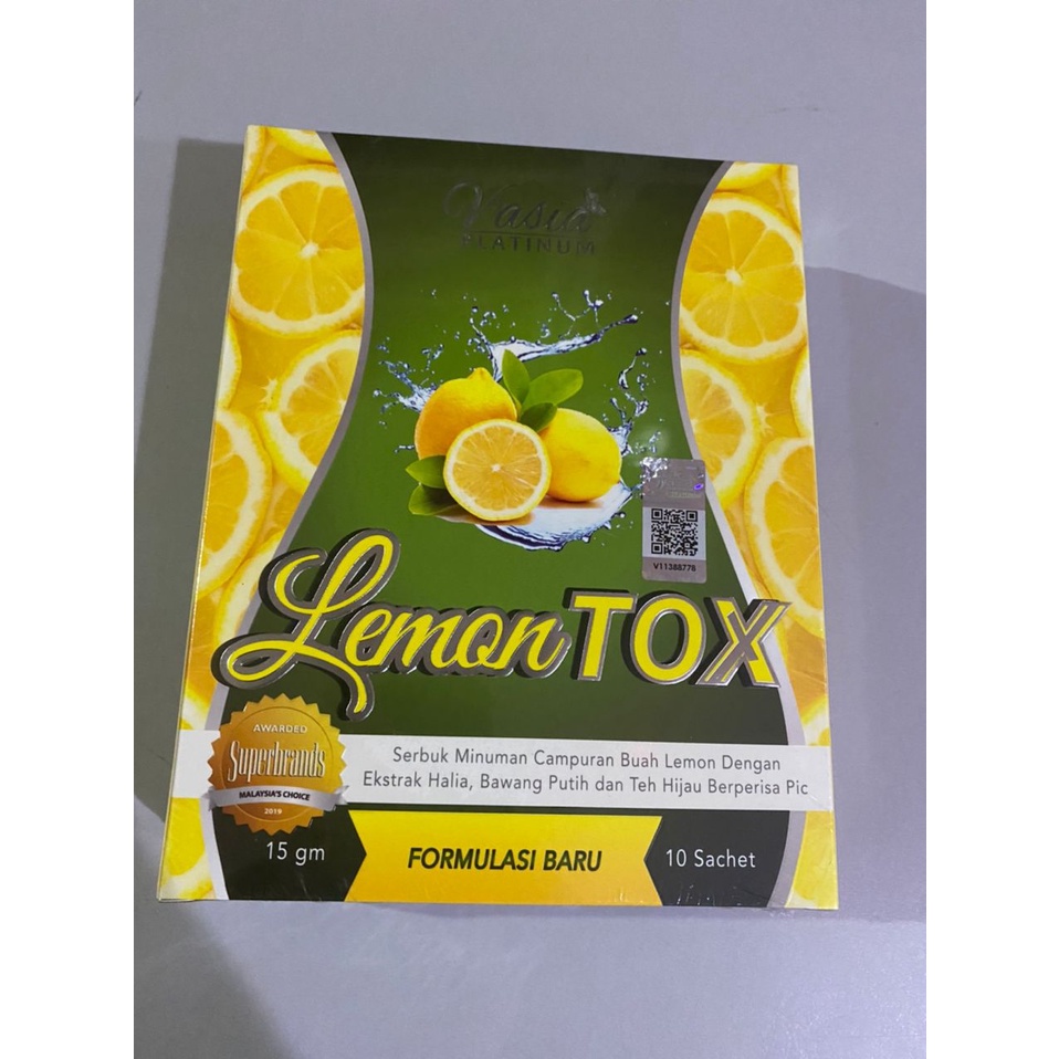 Lemon Tox V'asia Detox (10sachet X 15gm) | Shopee Malaysia