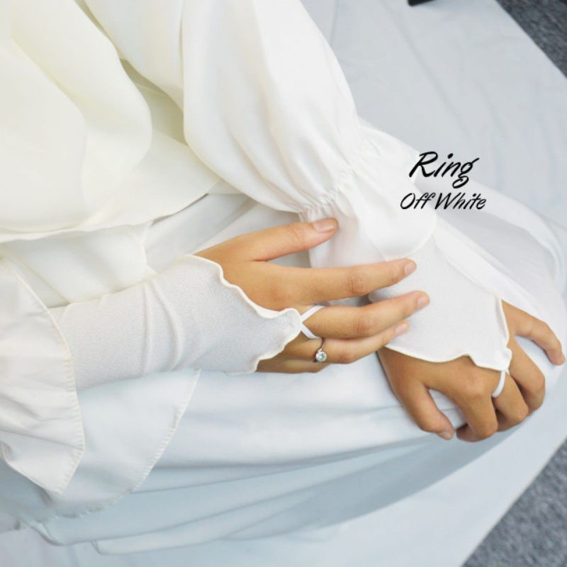 🔥 Handsock RING 🔥 panjang Premium Moss Crepe | handsock nikah tunang umrah | sarung lengan ...