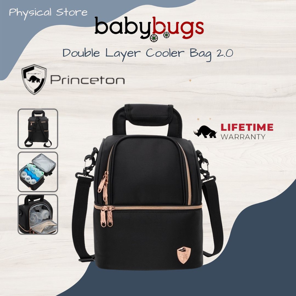 Princeton Double Layer Breast Milk Storage Cooler Bag - Rose Gold ...