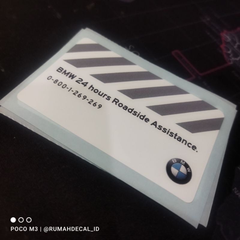 Bmw call center warning Sticker Decal | Shopee Malaysia