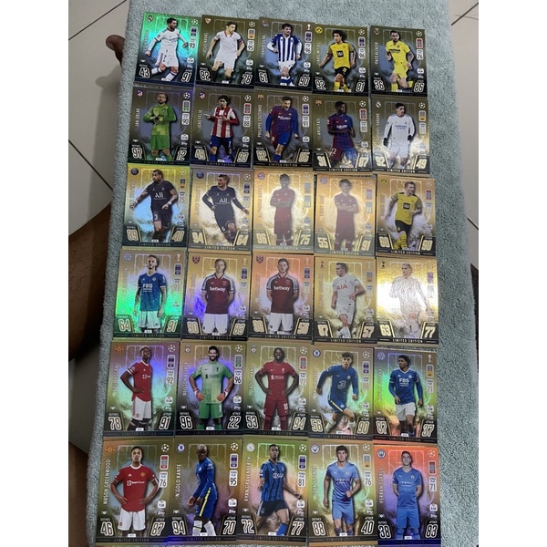 [ Full Set of 30 Limited Cards ] Match Attax 2021/22 Limited Fully ...