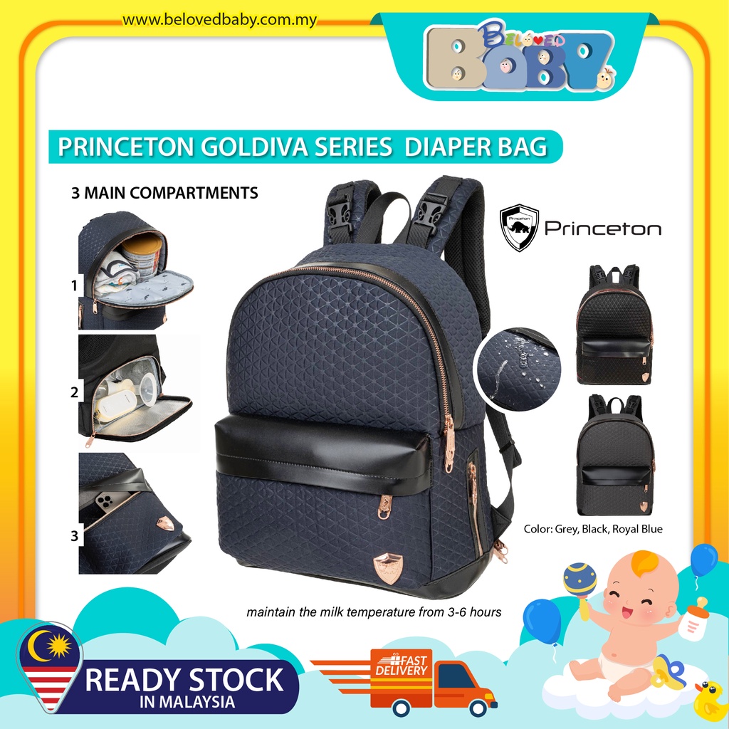 Princeton Goldiva Series Diaper Bag | Shopee Malaysia