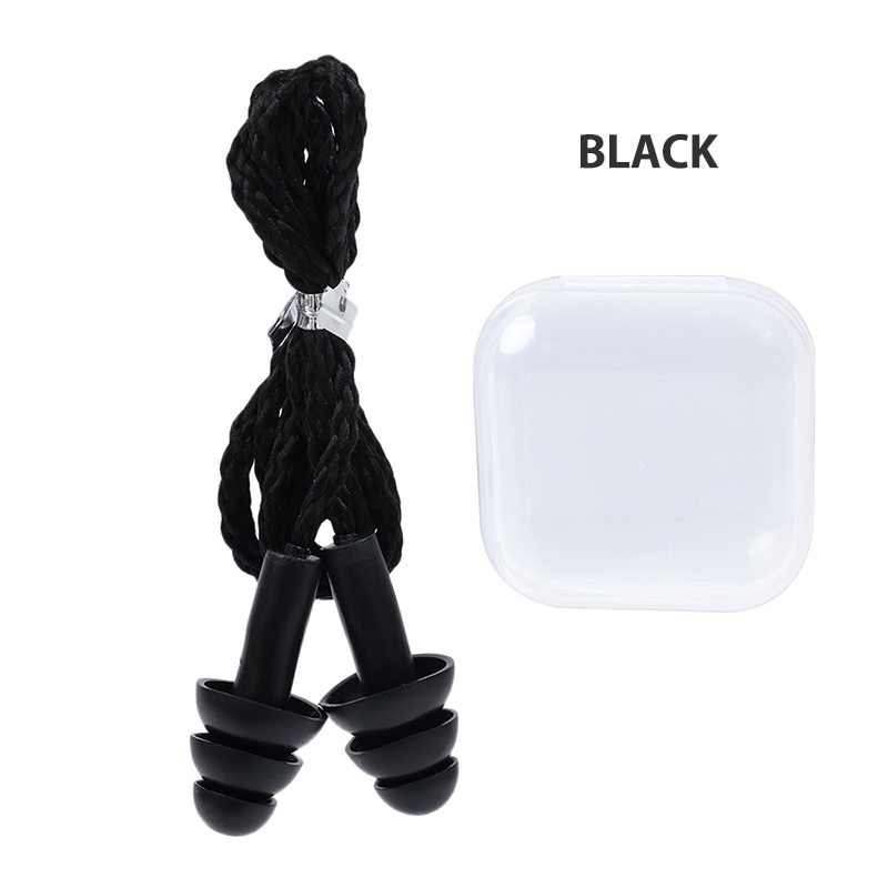 𝟭 𝗣𝗔𝗜𝗥 + 𝗙𝗥𝗘𝗘 𝗕𝗢𝗫 》Soft Silicone Earplug Sleep Swim Snore Diving Ear ...