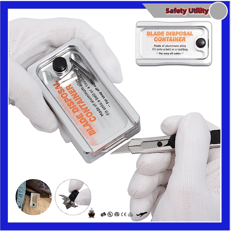 BDCN044 (Direct Factory) Utility Cutter Used Blade Disposal Case Art ...