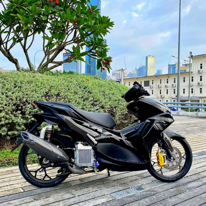 ORIGINAL - COVERSET NVX V2 HITAM KILAT 21 (CUSTOM SEMUA KILAT) ORI ...