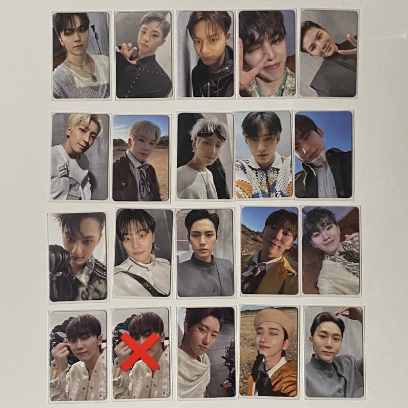 Seventeen Officially Face The Sun Photocard Scoups/Joshua/Jun/Hoshi/Wonwoo/Woozi/The8/Mingyu ...
