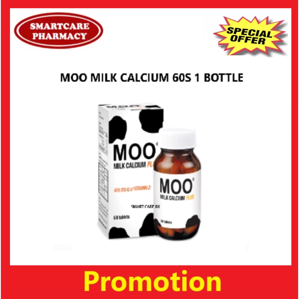 MOO MILK CALCIUM PLUS (60's) | Shopee Malaysia
