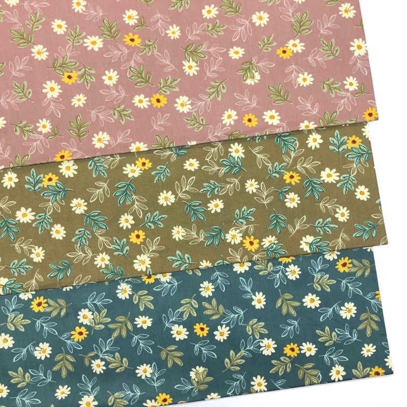 Kain Comb Cotton Corak Bunga (Bidang 60”) / Flower Design Combed Cotton ...