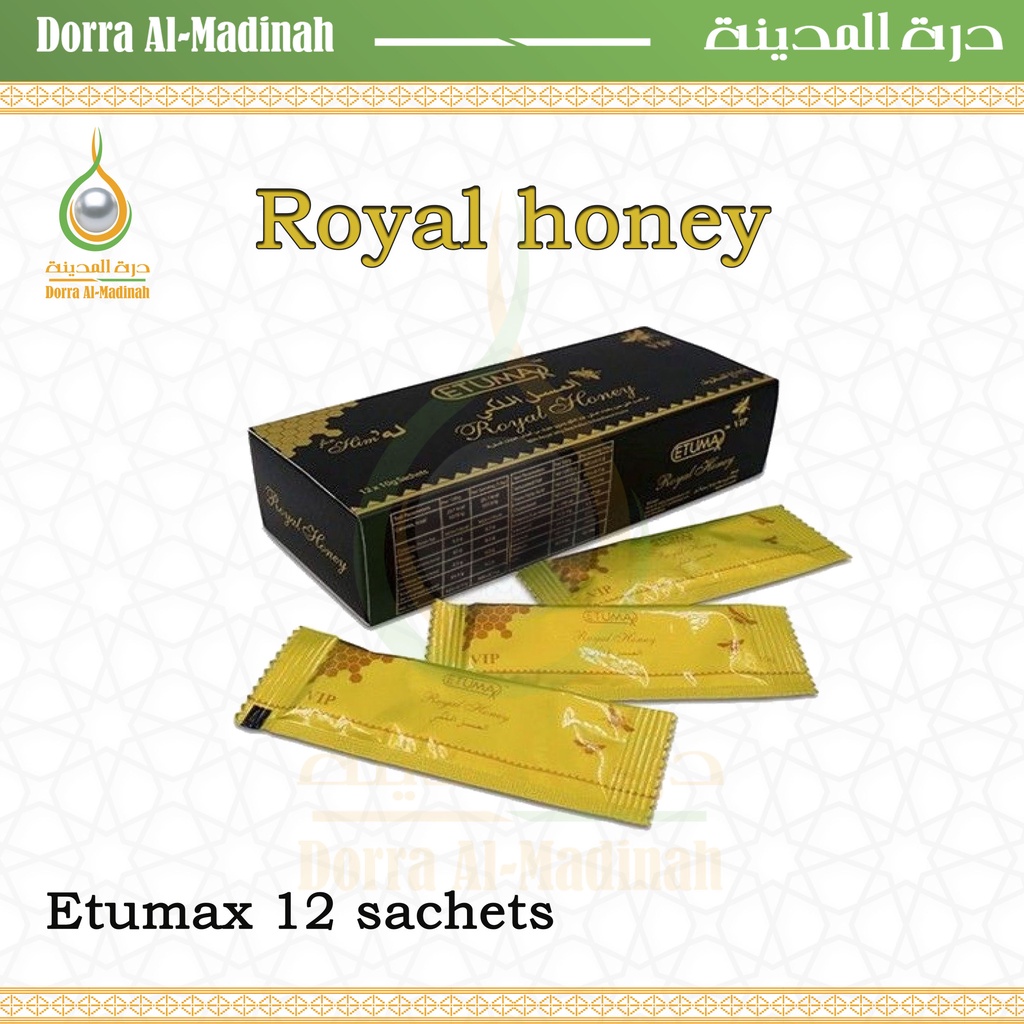 Royal Honey Etumax VIP 10g Original Honey For Men 12 sachets | Shopee ...