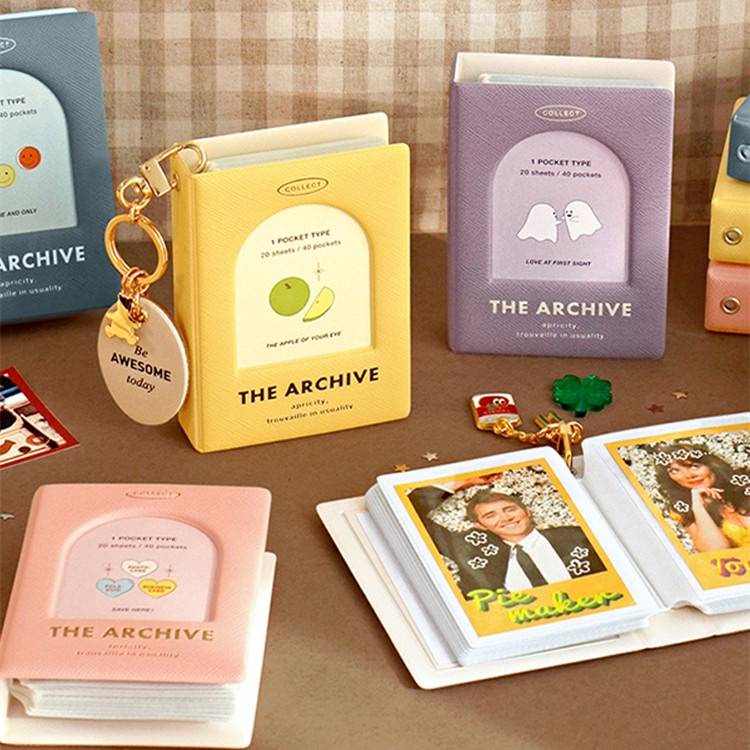 Korean Photo Album / Cute Mini Polaroid Photo Album Card Aesthetic ...