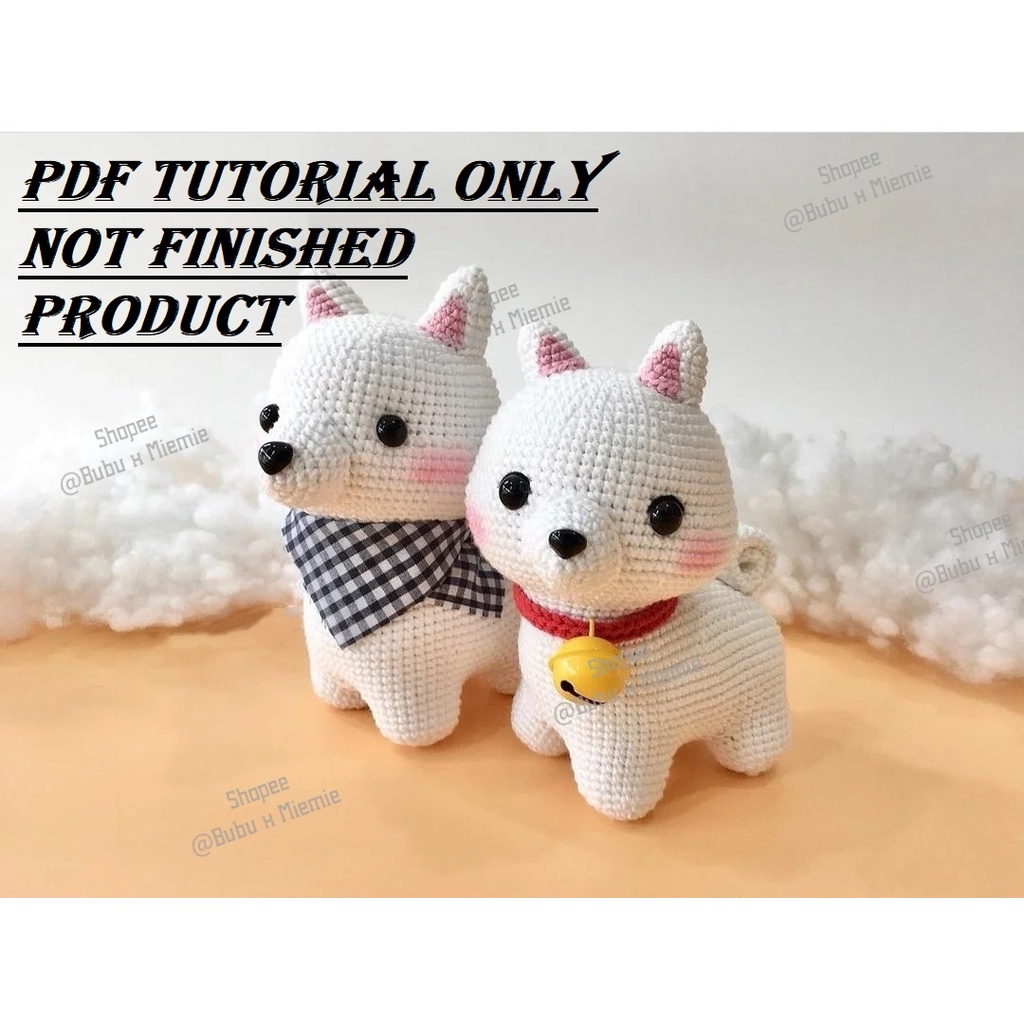 [EPattern] Amigurumi Crochet Tutorial- Samoyed Puppy Pattern/PDF ...