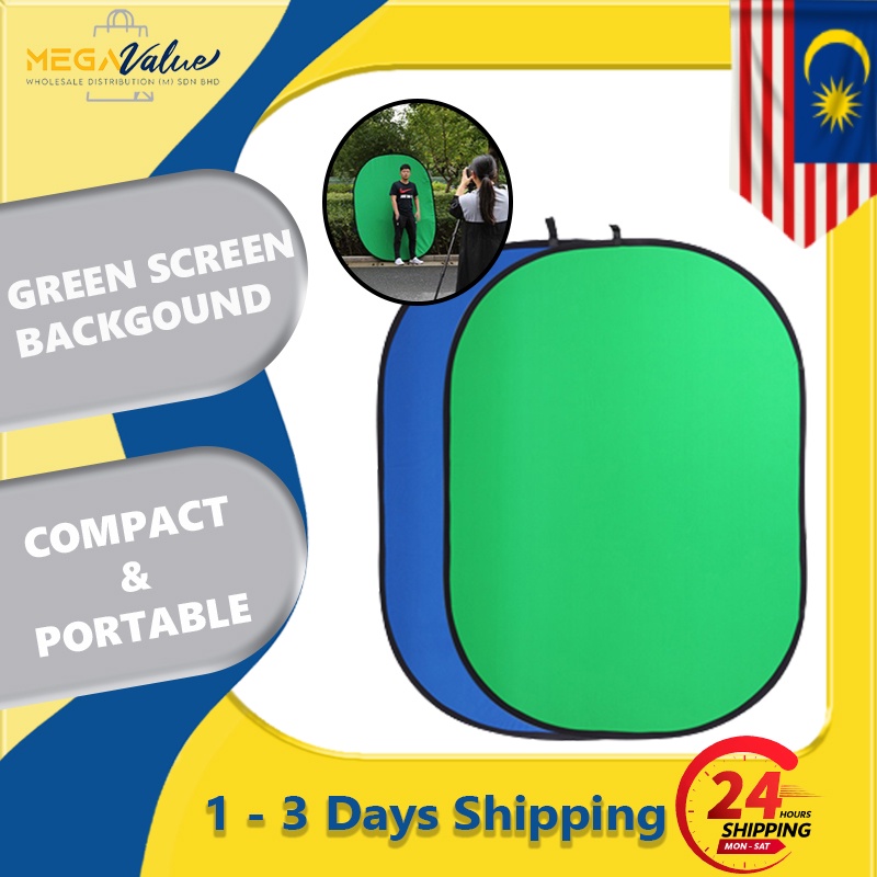 READY STOCK | Chromakey Green Screen Background Panel Reversible ...