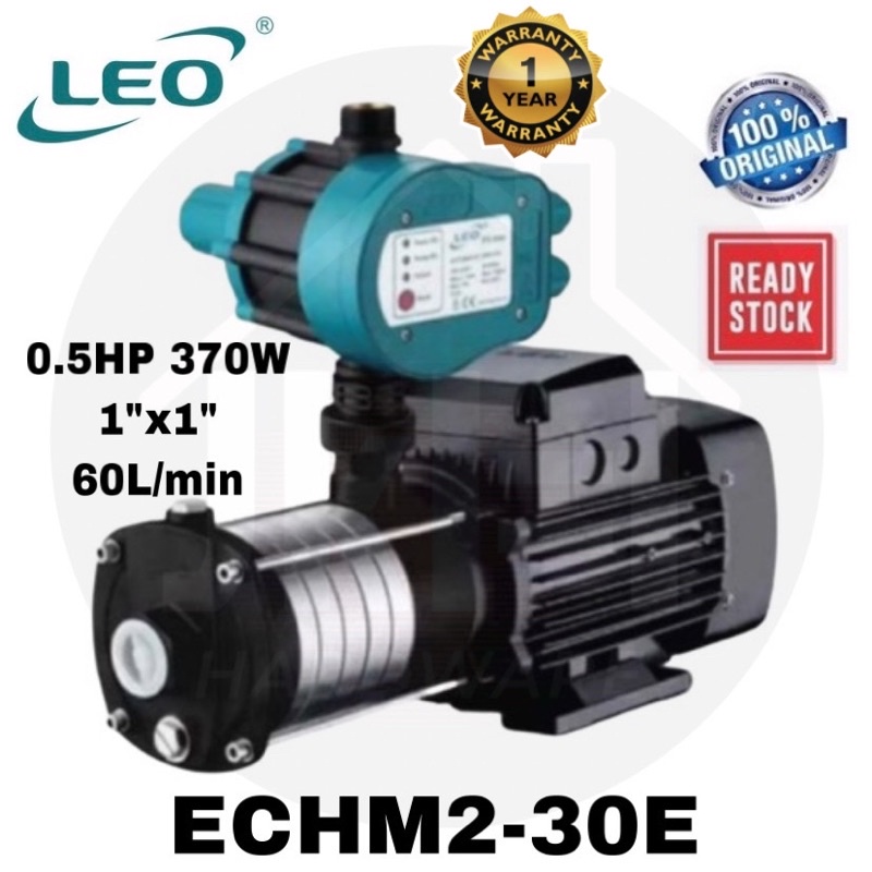(100%ORIGINAL) 2-30DE LEO AUTOMATIC PUMP 0.5HP 370W 1" | Shopee Malaysia