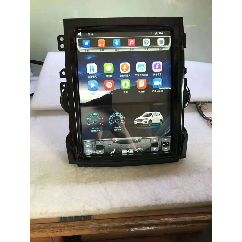 Tesla Screen Octa Core 4GB RAM 64GB ROM Android 10.0 Car DVD GPS Player ...